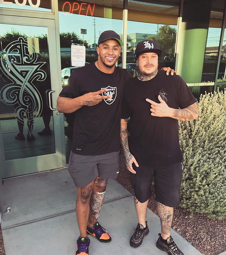 Tattooing Raider Player – Seven Tattoo Studio